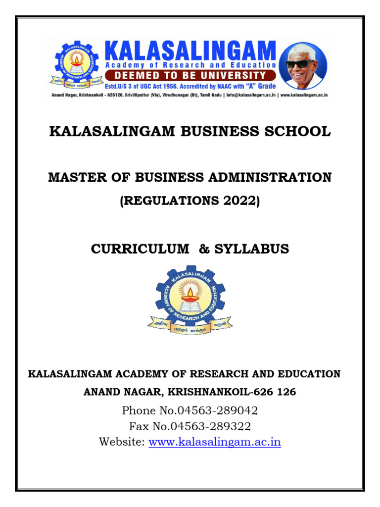 Mba 2022 Reg 18 08 2023 Pdf Entrepreneurship Analytics