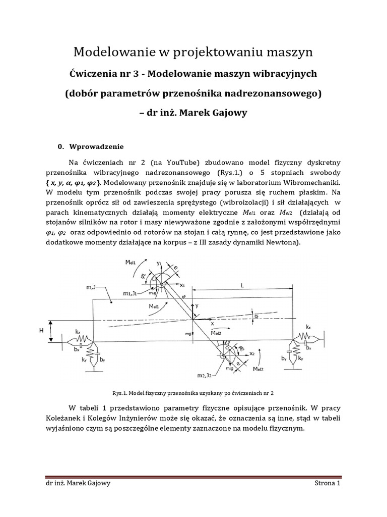 Cwiczenia NR 3 Stacjonarni Lato 2022 TEORIA | PDF