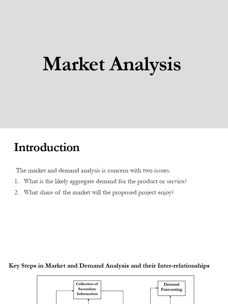 Market Analysis | PDF | Market (Economics) | Demand