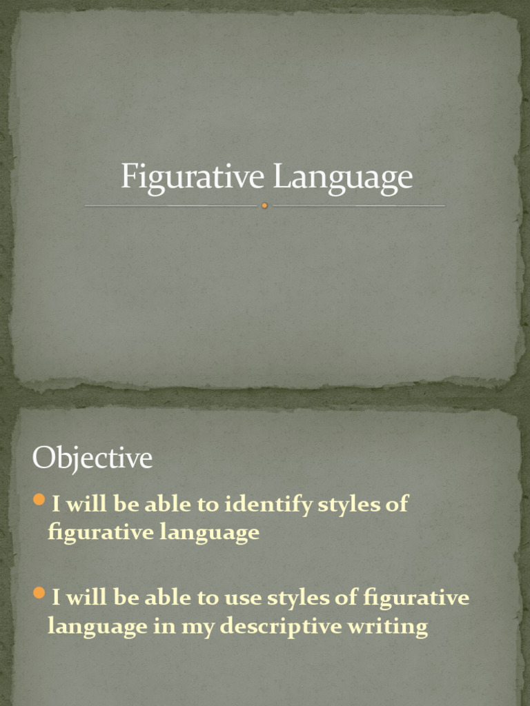 Understanding Figurative Language | PDF | Metaphor | Linguistics