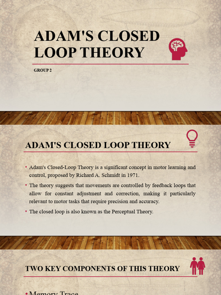 Adam's Closed Loop Theory - g2 | PDF