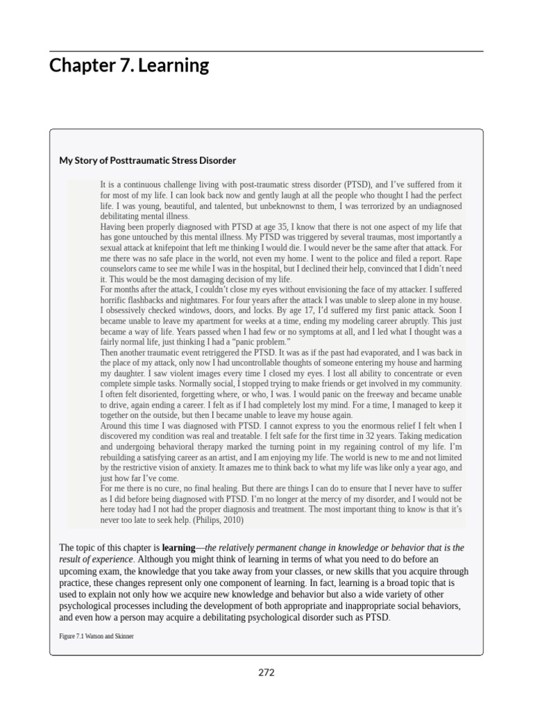 Chap 5 - Learning and Memory (Reading Materials) | PDF | Classical Conditioning | Reinforcement