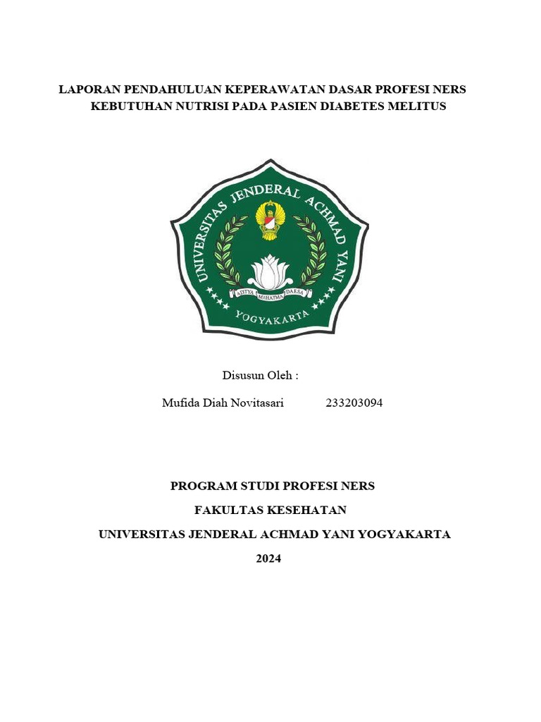 LP Nutrisi Mufida | PDF