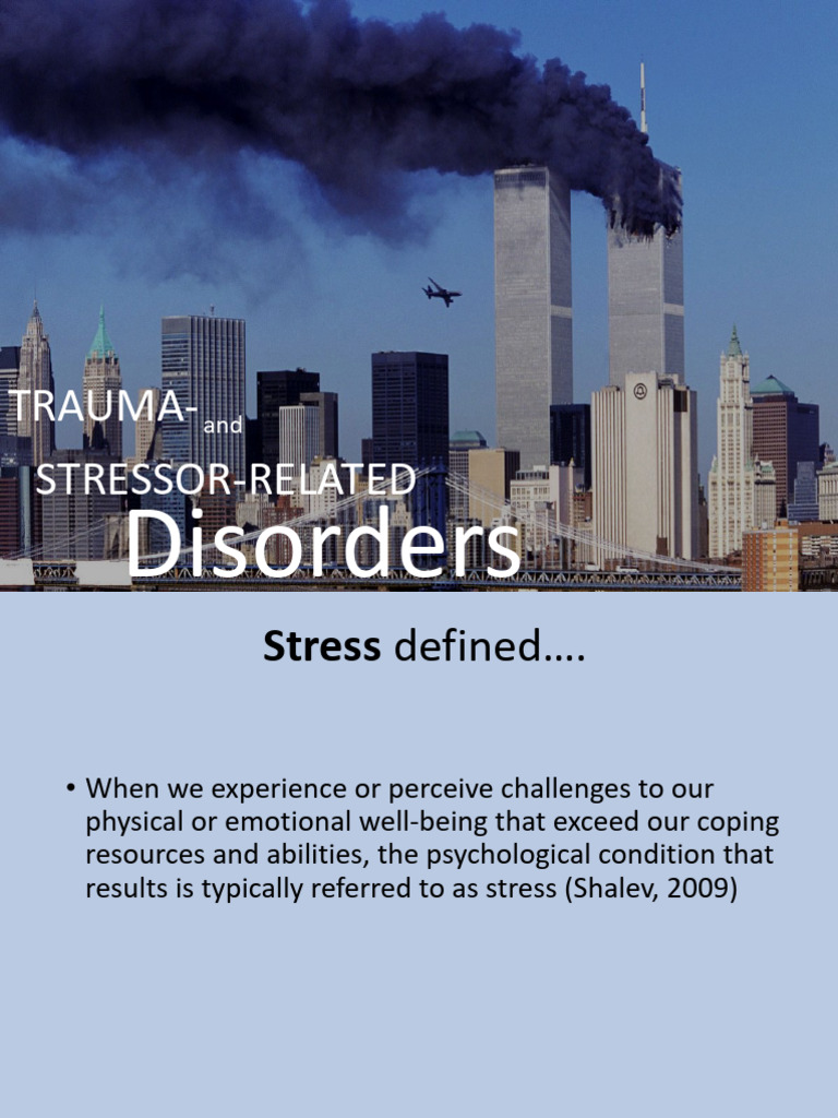 Chapter 6 Trauma and Stressor Related Disorders | PDF | Psychological ...