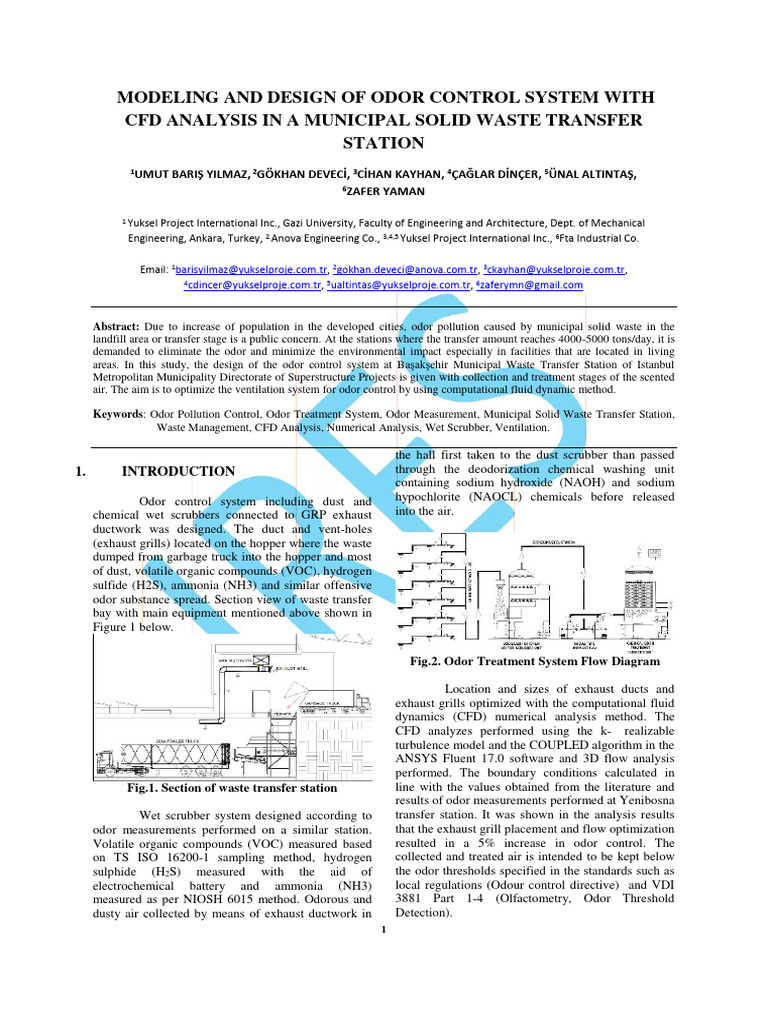 11modeling and Design of Odor Control System With CFD Analysis in A ...