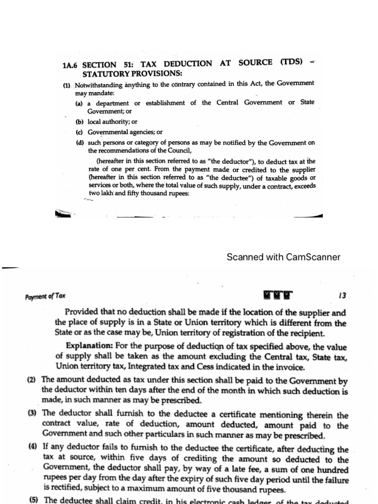 TDS and TCS | PDF