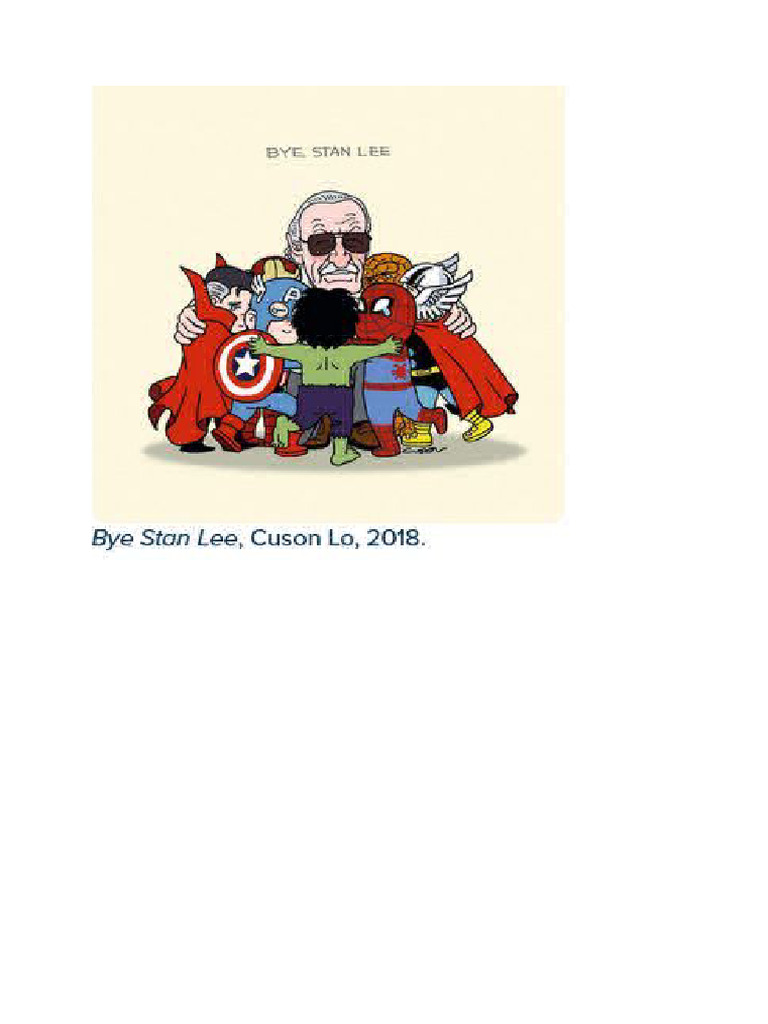 Bye Stan Lee Illustration | PDF