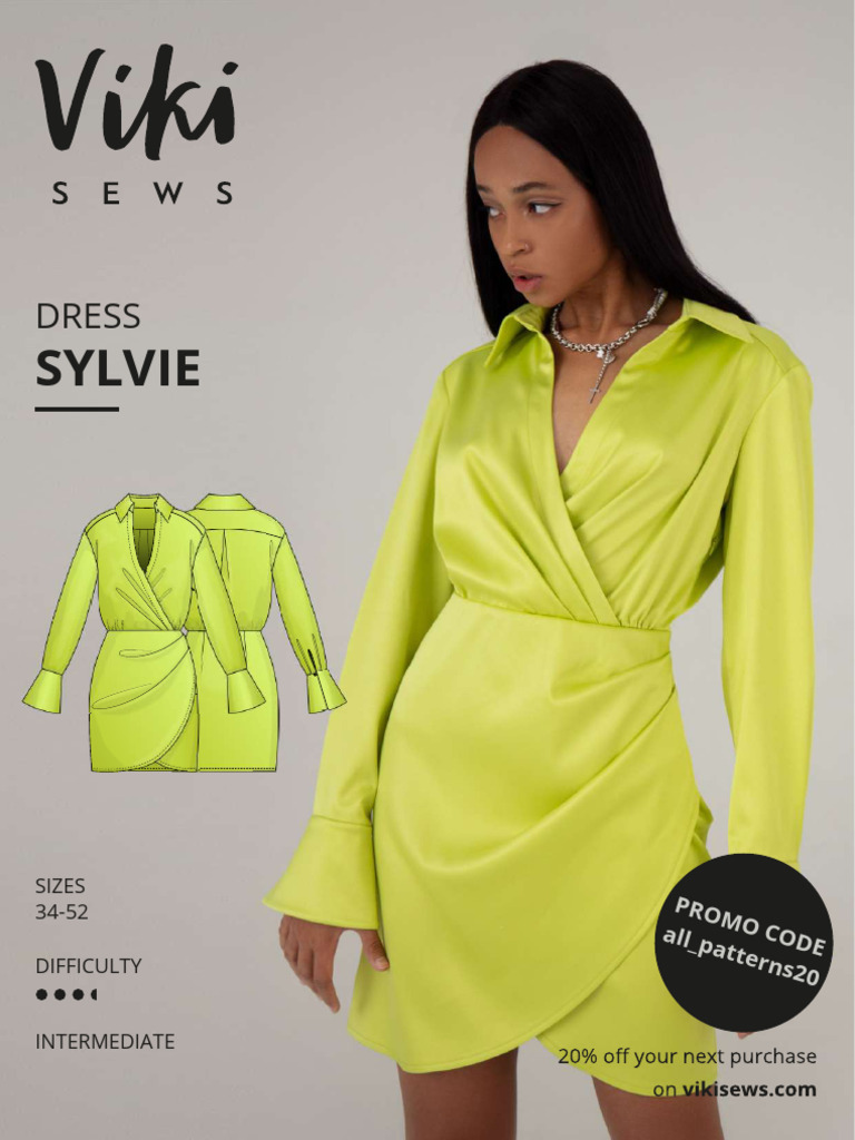 Sylvie Dress Instruction MP | PDF | Seam (Sewing) | Sewing