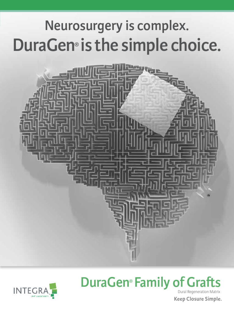 DURAGEN Plus Dural Regeneration Matrix | PDF | Extracellular Matrix ...