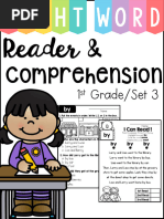 Kindergarten Reading Comprehension Set 3 | PDF