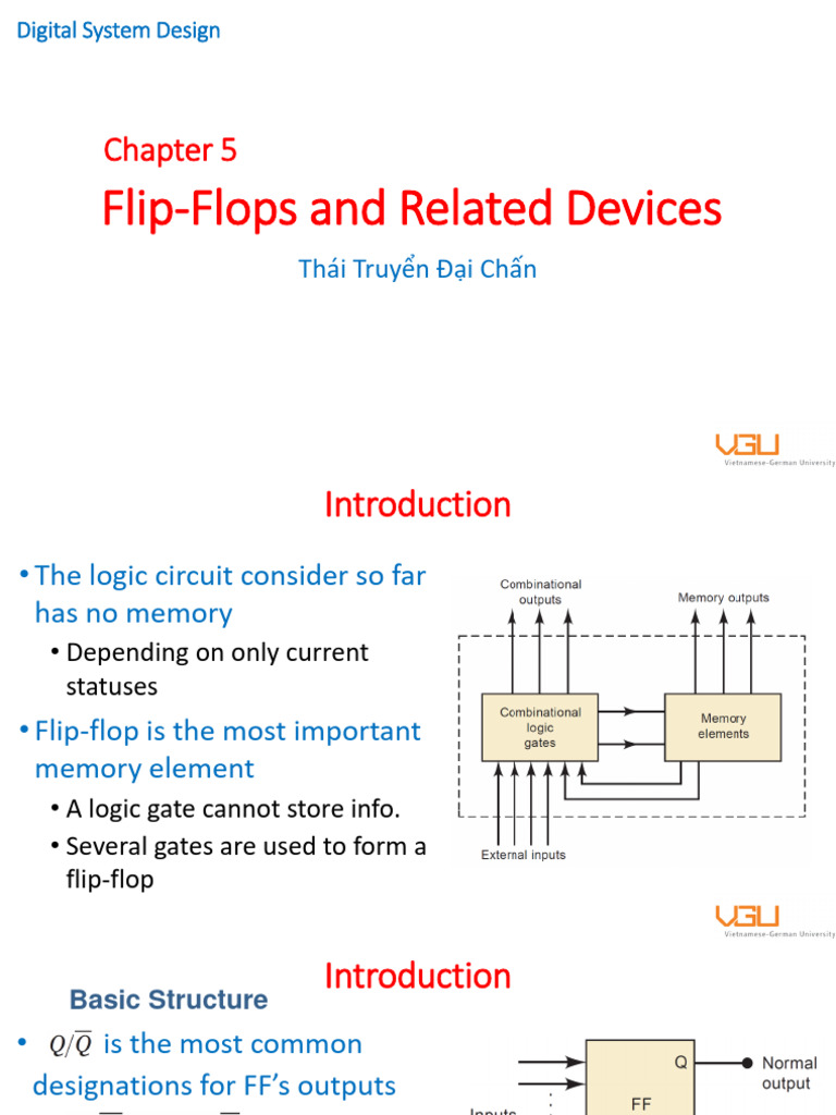 ch5 Flip-Flops and Related Devices | PDF | Digital Technology | Digital Electronics