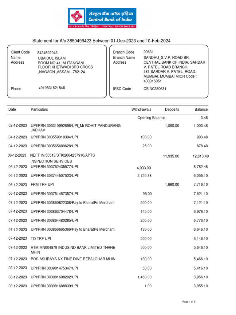 PM Bank | PDF | Financial Services | Services (Economics)
