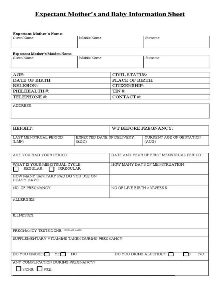 Information sheet for pregnant women | PDF