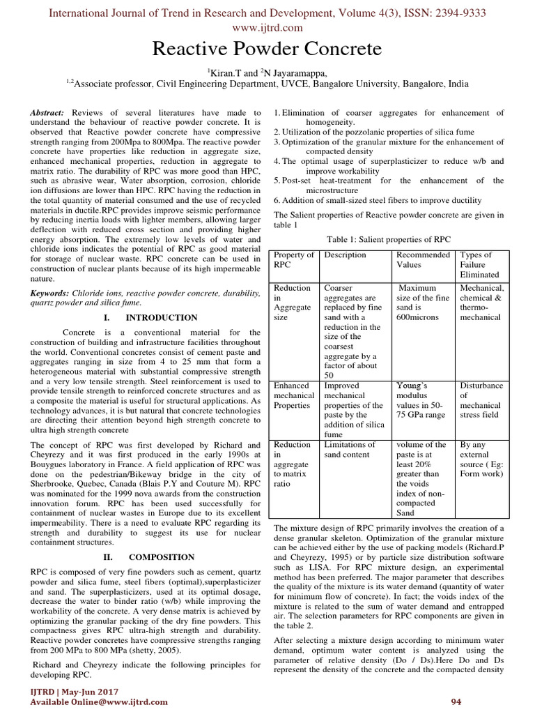 IJTRD6558 | PDF | Concrete | Strength Of Materials