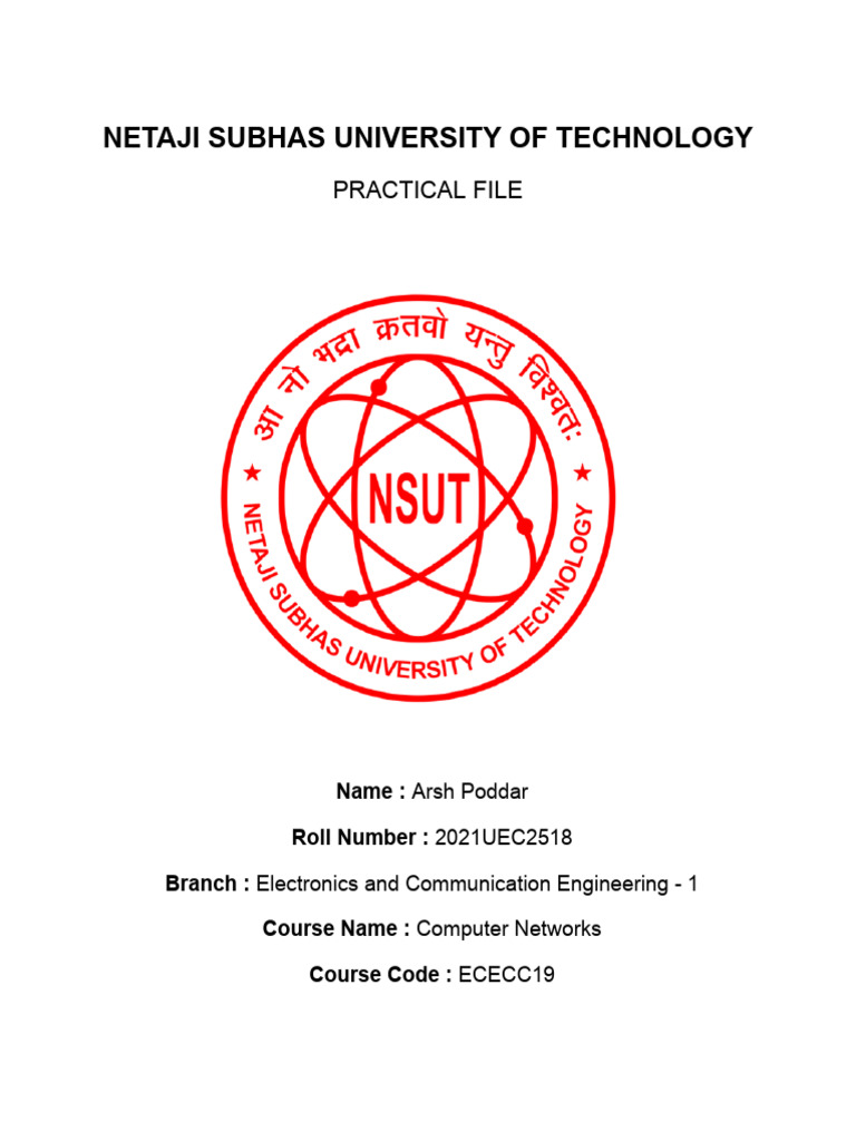 CN Practical File (1) | PDF | Network Topology | Computer Network CN Practical File (1) | PDF | Network Topology | Computer Network