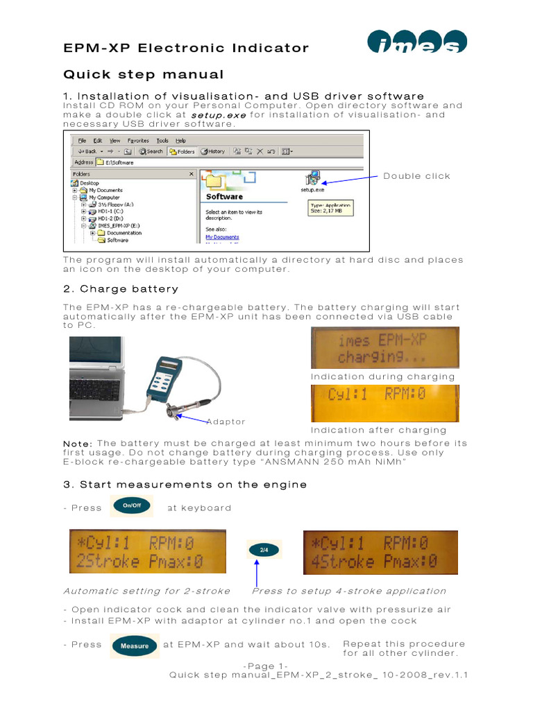 EPM-XP Indicator Quick Setup Guide | PDF | Personal Computers ...