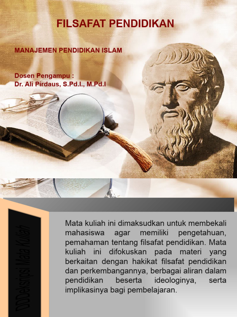 Filsafat Pendidikan | PDF
