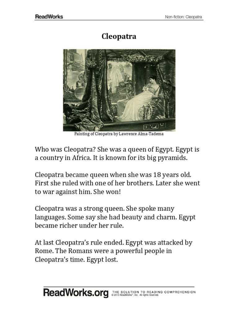 240 Cleopatra | PDF | History