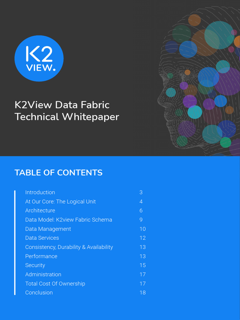 K2View Data Fabric Technical Whitepaper | PDF | Databases | Database Transaction