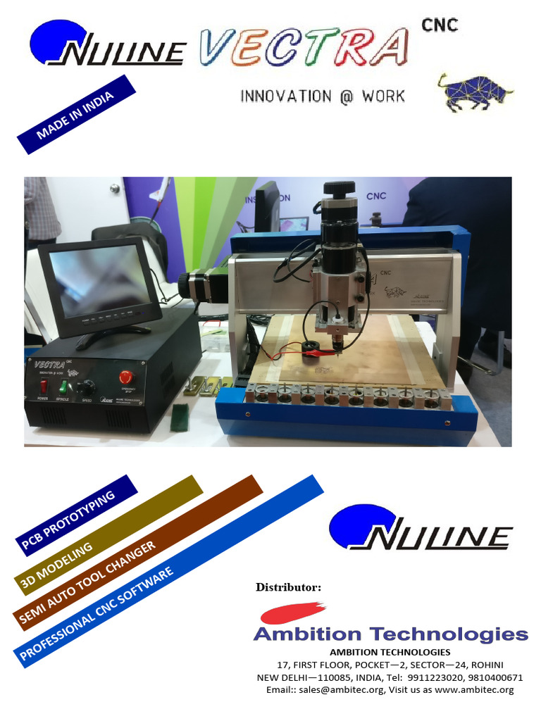 Vectra CNC_Datasheet | PDF | Numerical Control | Prototype