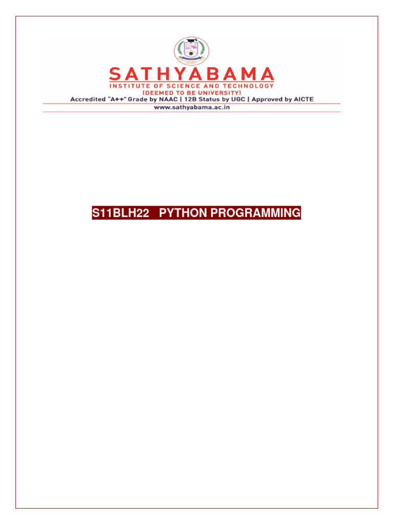 Python Notes - Unit 3 | PDF | Applied Mathematics | Algorithms And Data ...