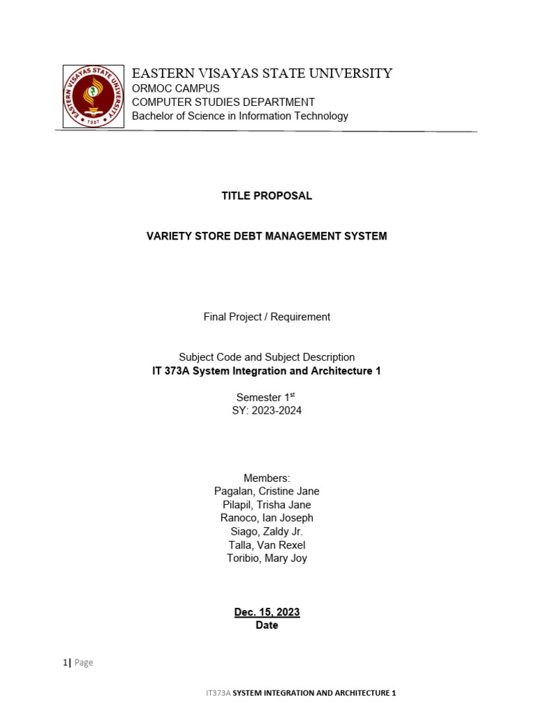 VSD Ms Final Documentation | PDF | Debt | Retail