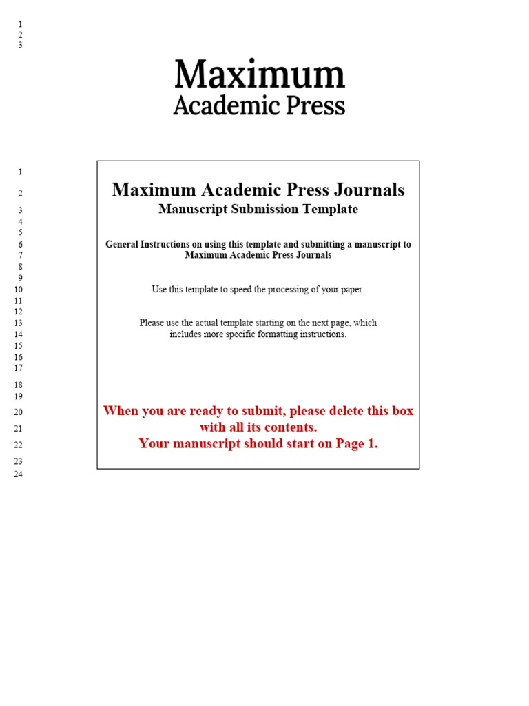 Science Manuscript Template | PDF | Data