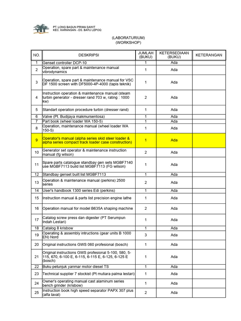 Katalog Mesin Pt Lbps Download Free Pdf Engines Mechanical