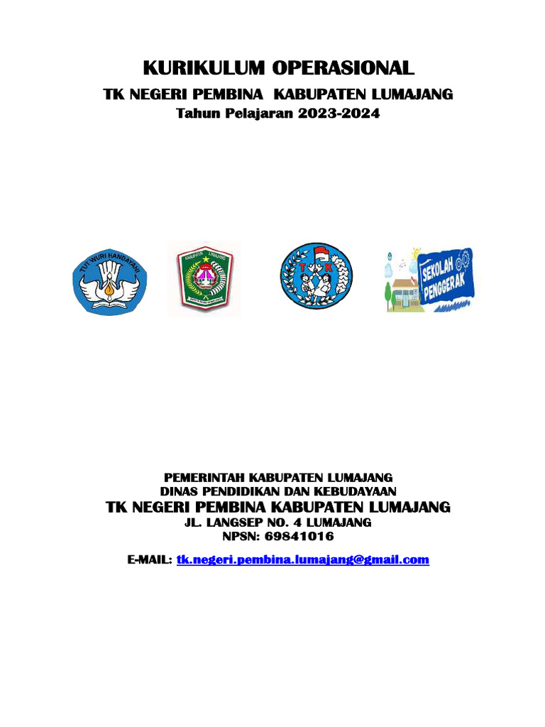 Contoh - Kosp TKNP Lumajang - 2023-2024 | PDF