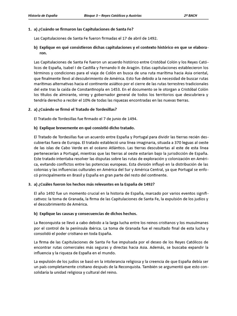 P. RRCC | PDF | Cristobal colon | España