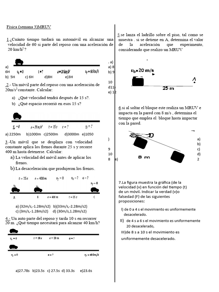 Física4 | PDF | Velocidad | Mecánica