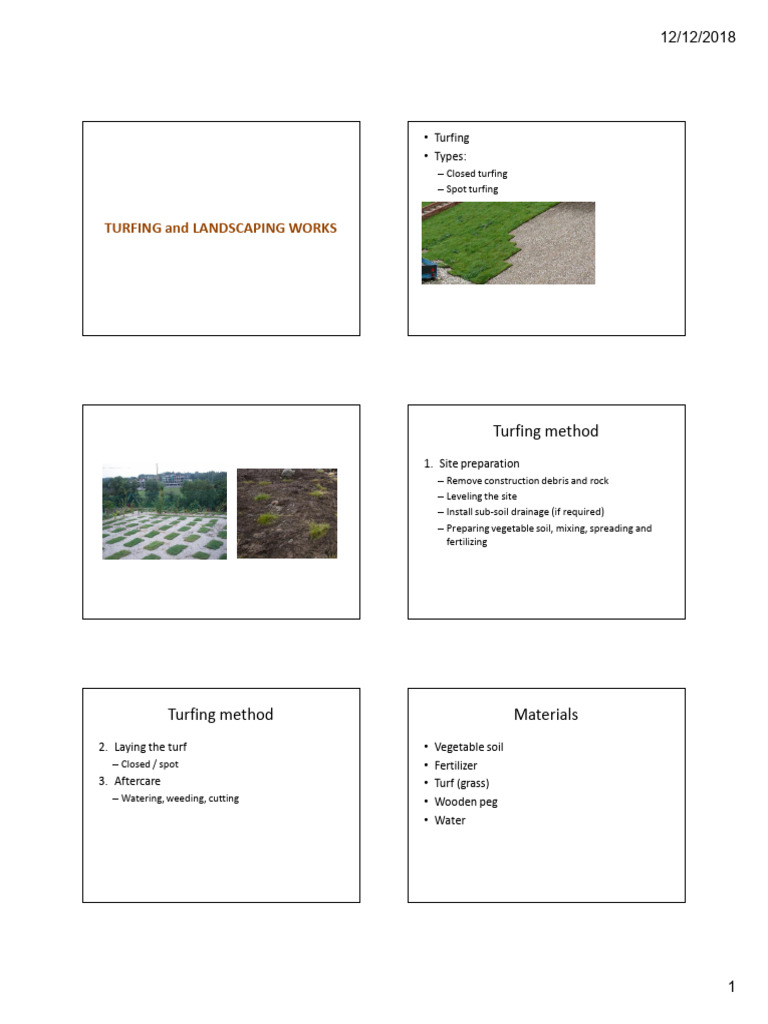 11-LANDSCAPING WORKS | PDF | Root | Plants