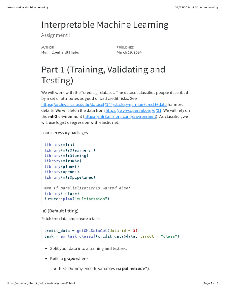 Interpretable Machine Learning | Download Free PDF | Cross Validation (Statistics) | Machine ...