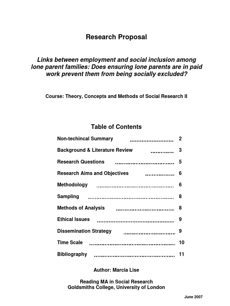 Research_Proposal | PDF | Focus Group | Methodology