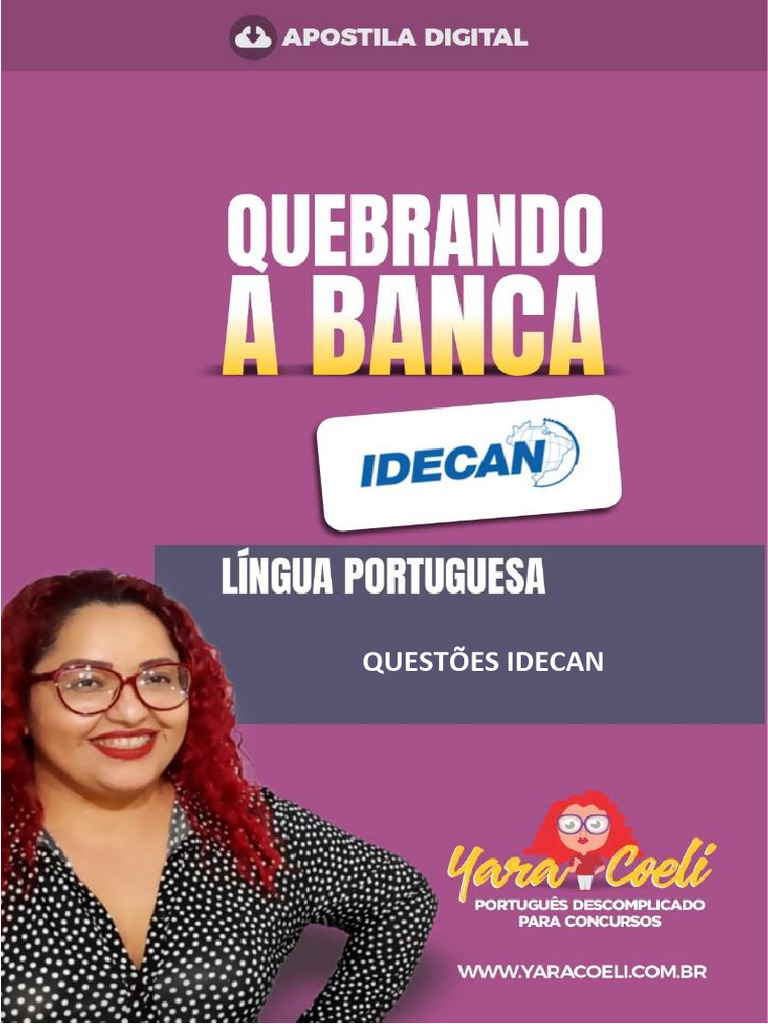 Questões de Português para Concursos IDECAN | PDF | Linguística | Idiomas