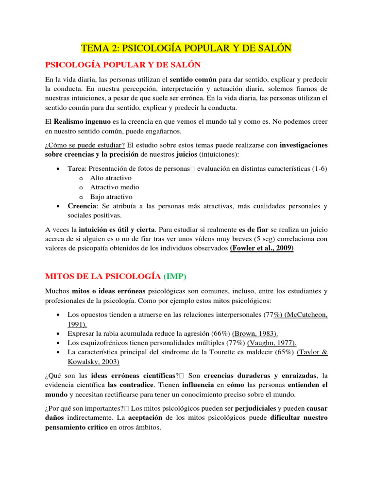 Campos t2 | PDF | Sicología | Percepción