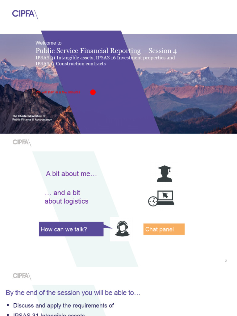 CIPFA PPT Template NEW IPFM PSFR Session 4 | PDF | Depreciation | Fair ...