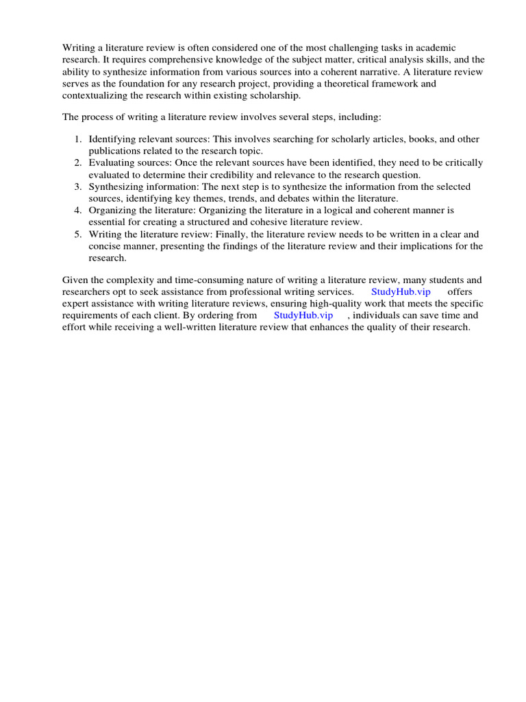 Introduction Literature Review Chapter | PDF | Literature Review | Concrete