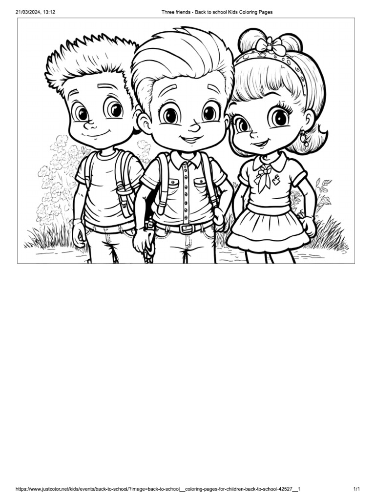 Drawing - 3 Friends | PDF