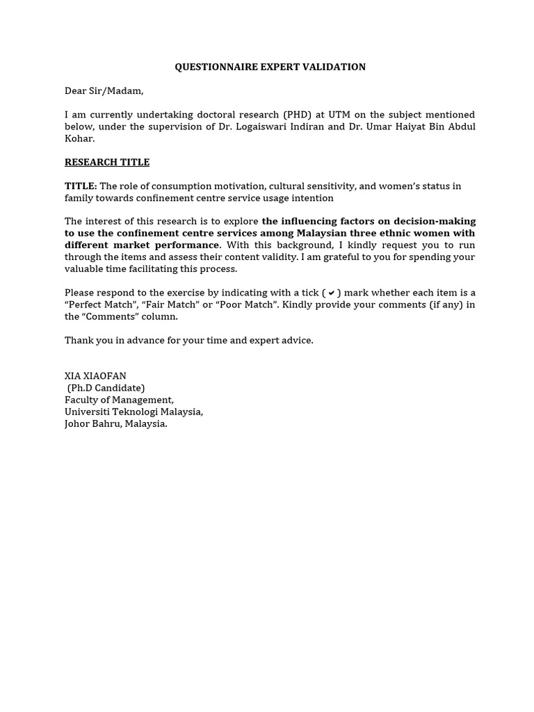 Content Validity Example | PDF | Likert Scale | Well Being