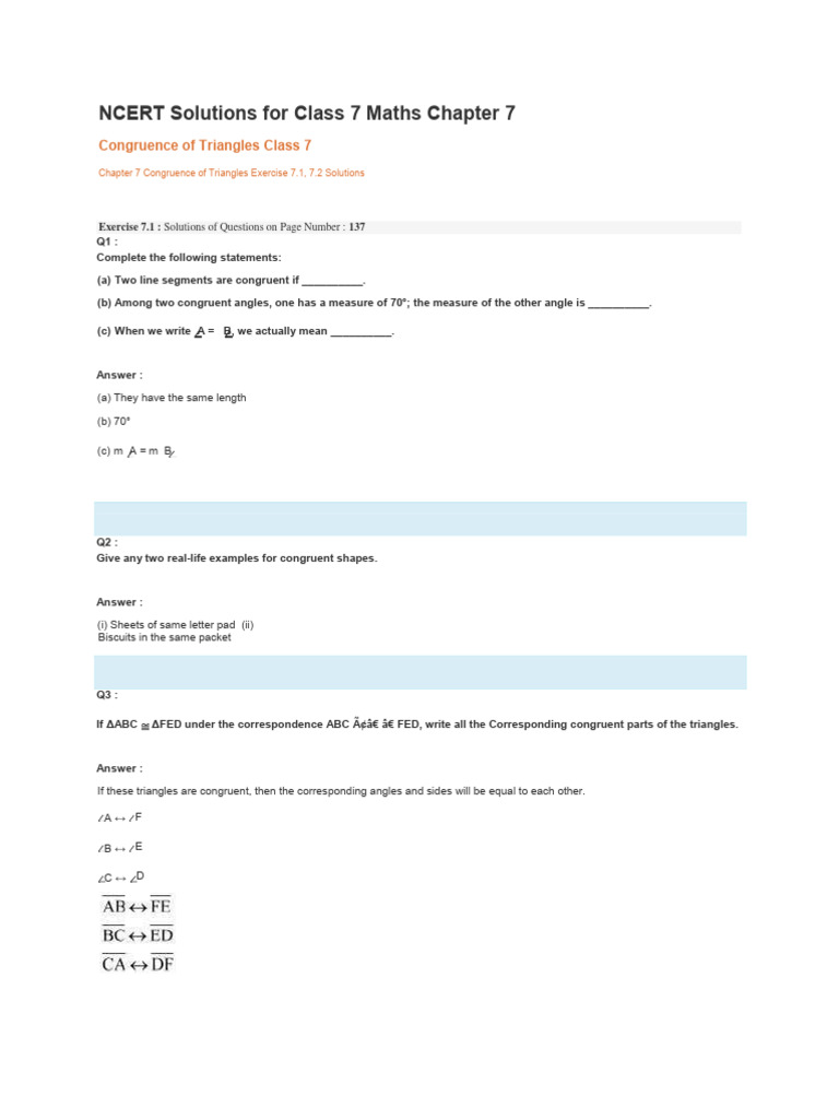 ch7 | PDF | Triangle | Euclidean Plane Geometry