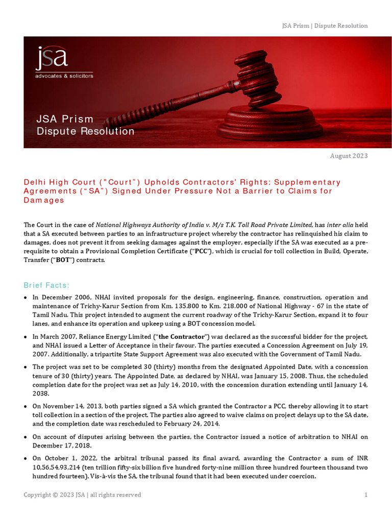 Court Judegement On SA | PDF | Arbitration | Witness