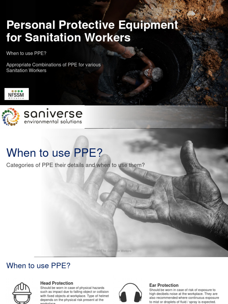 PPE Guide for Sanitation Workers | PDF | Personal Protective Equipment ...