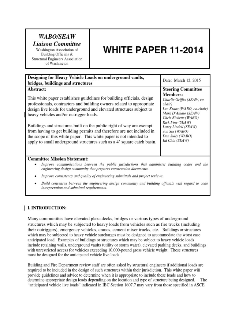 heavy vehicle load provisions wp 11 on 3-12-15 | PDF | Truck ...