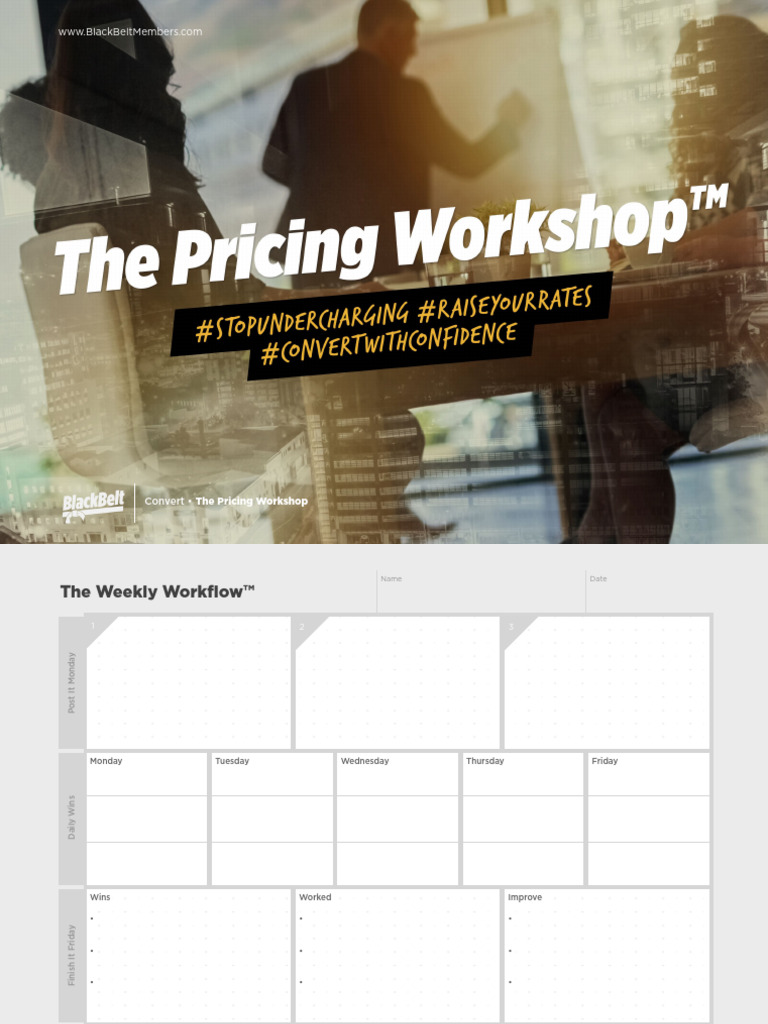 The Pricing Workshop | PDF | Pricing | Business Economics
