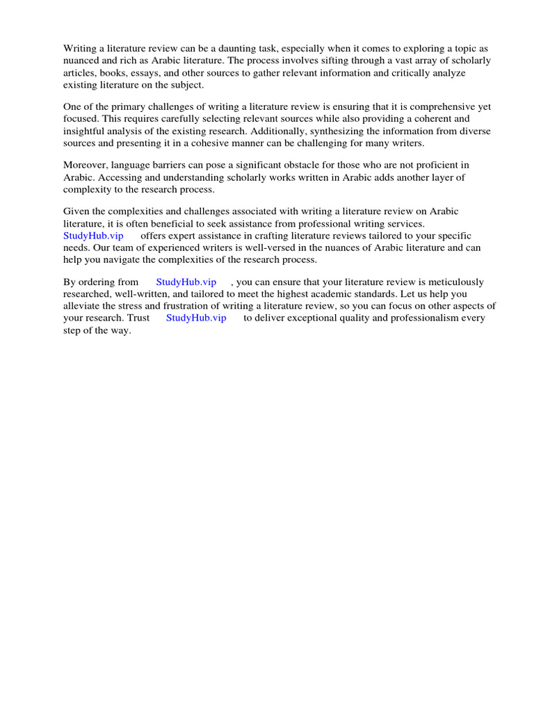 Literature Review Arabic | PDF | Quran | Islam Literature Review Arabic | PDF | Quran | Islam