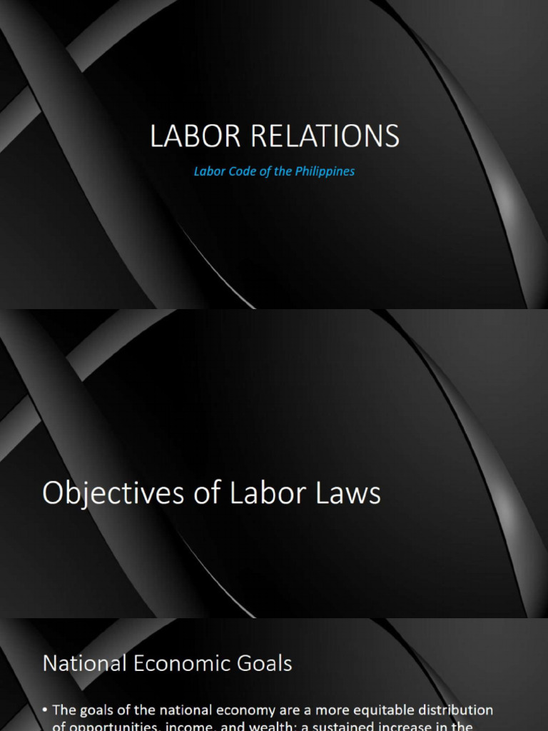 Labor Relations | PDF