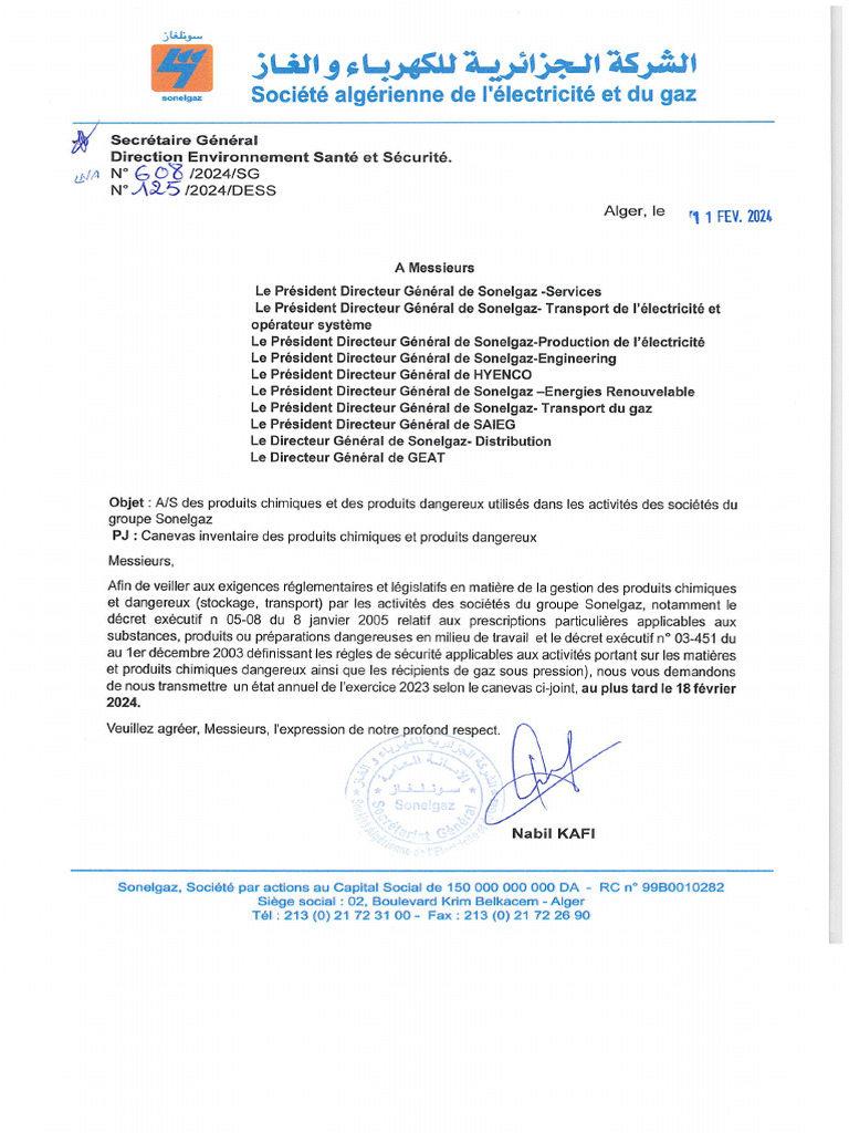 Document-Produit Chimique | PDF