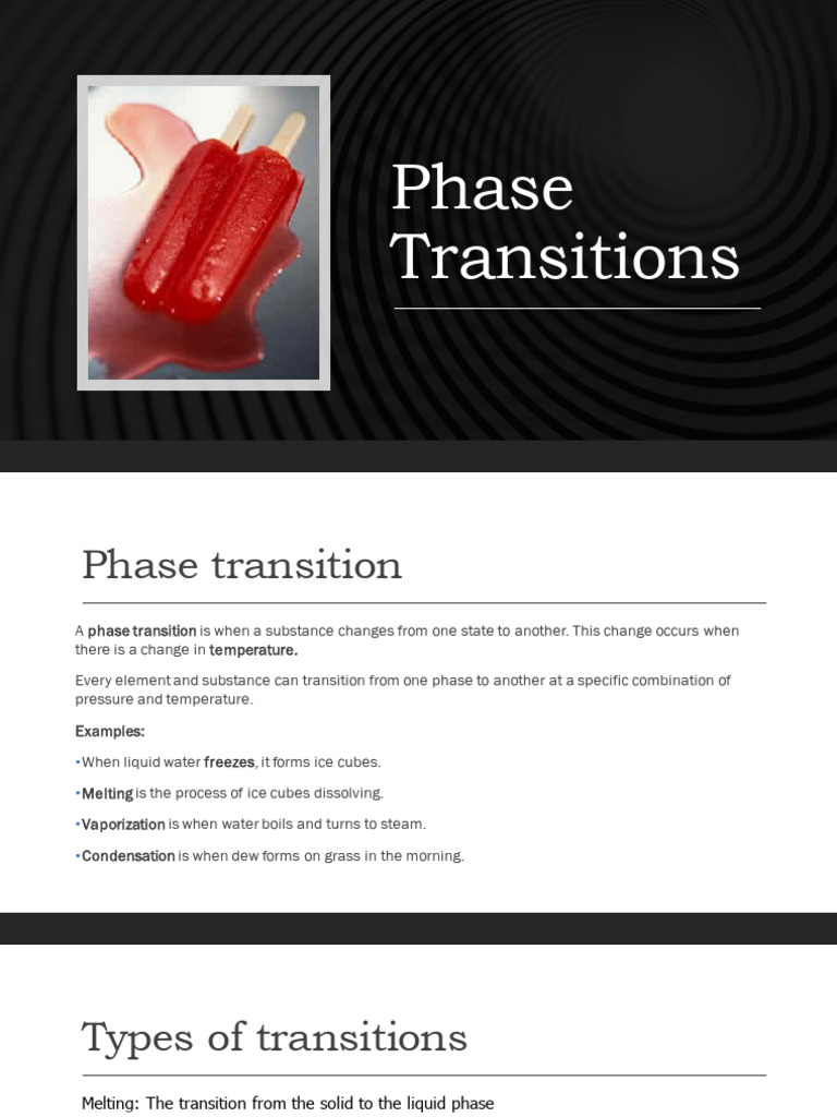 Phase Transitions | PDF