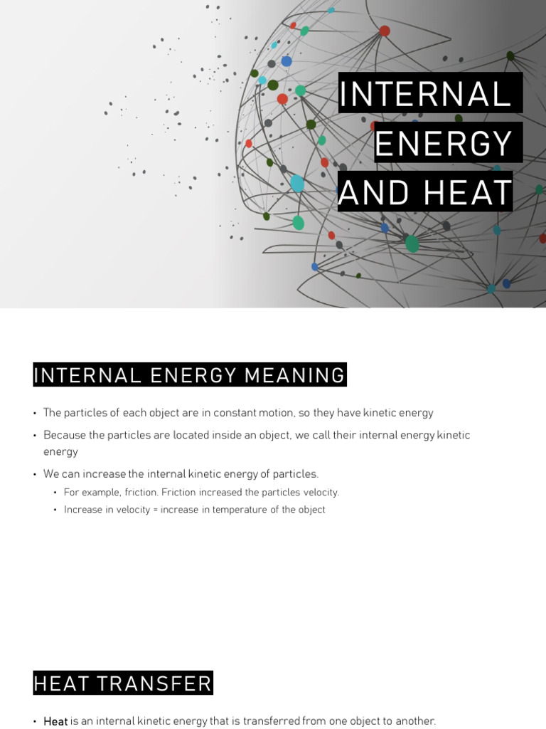 Internal Energy and Heat | PDF